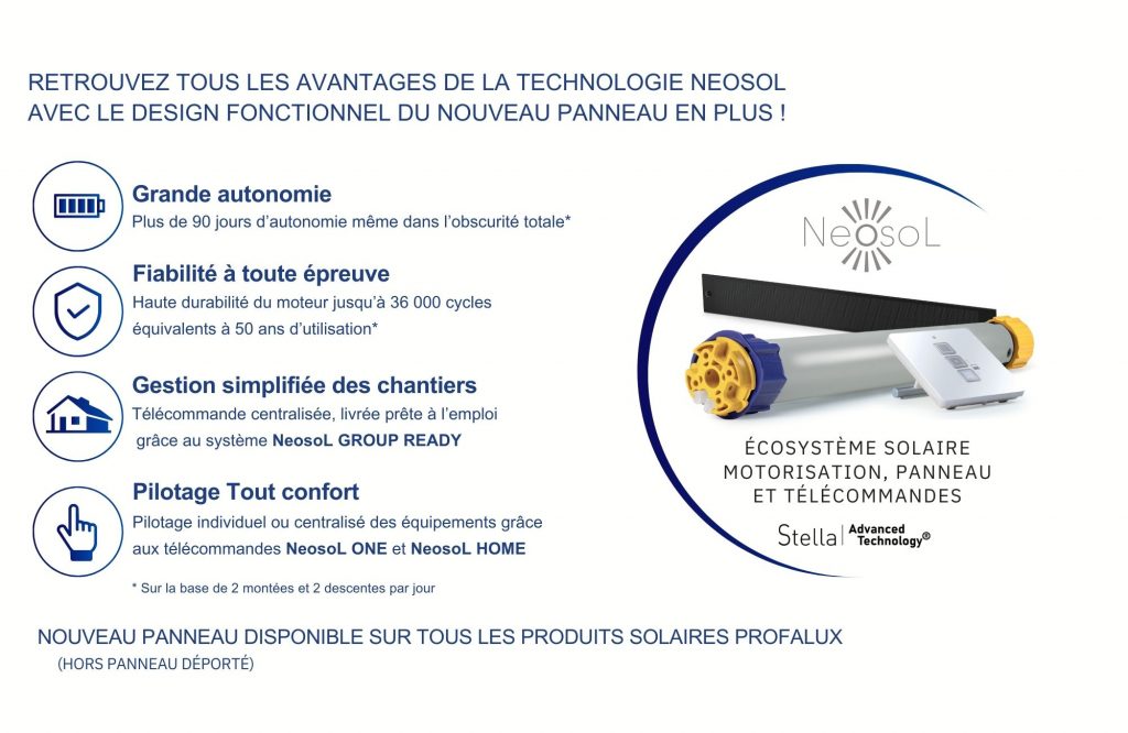 NeosoL, Nouveau panneau solaire - Profalux Profalux
